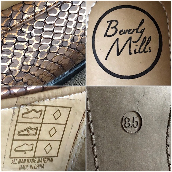 Beverly Mills | Shoes | Beverly Mills Golden Loafers | Poshmark